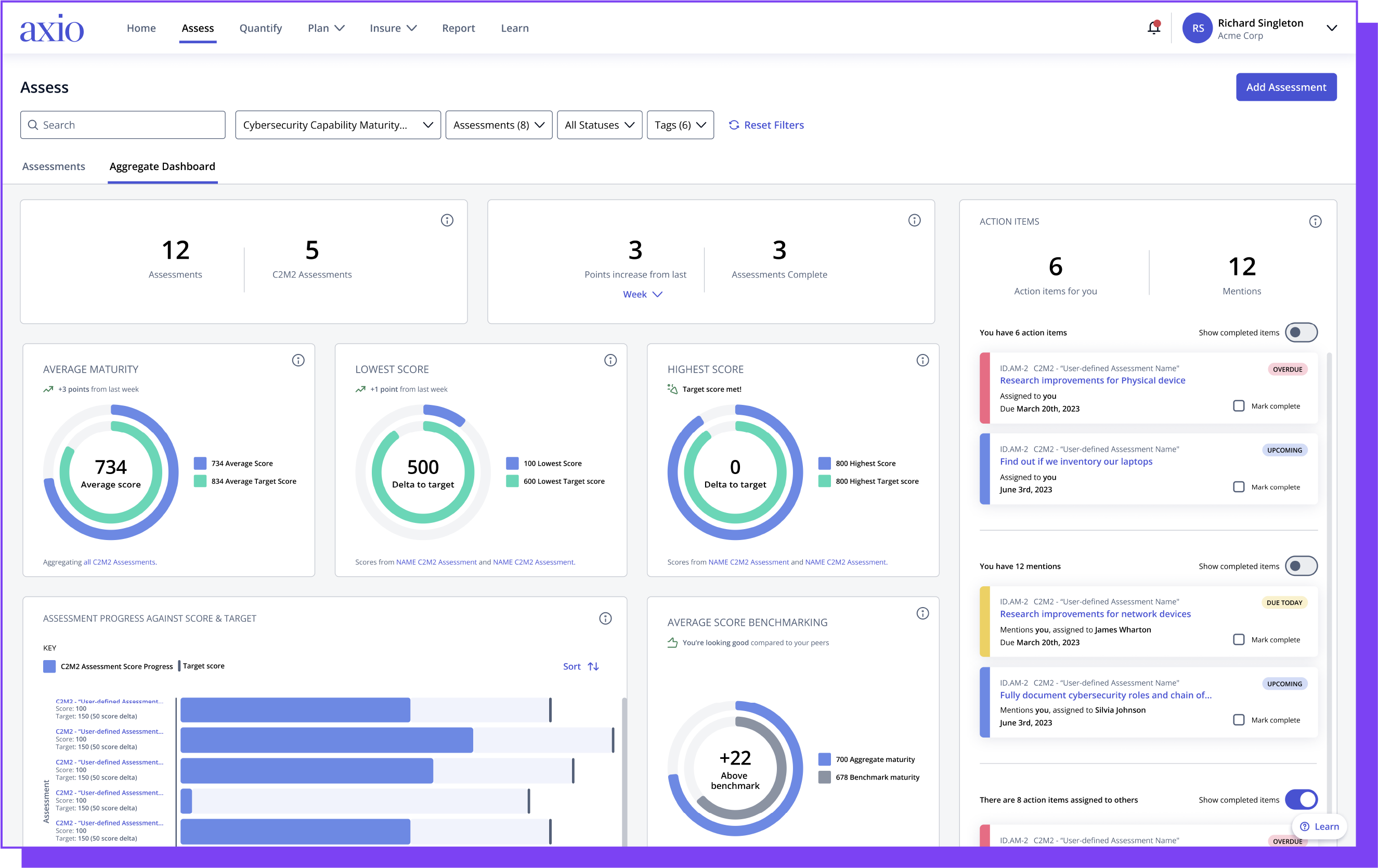 Axio Assessment Request a Demo
